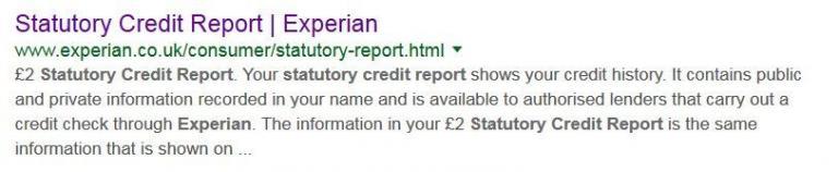How to obtain Experian Statutory Credit Report | A Mortgage Now